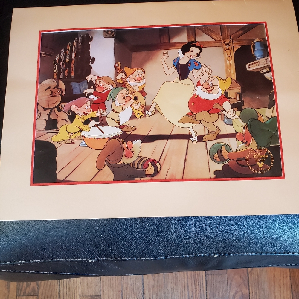 Vintage Disney Commemorative Lithograph 1994 - Gem